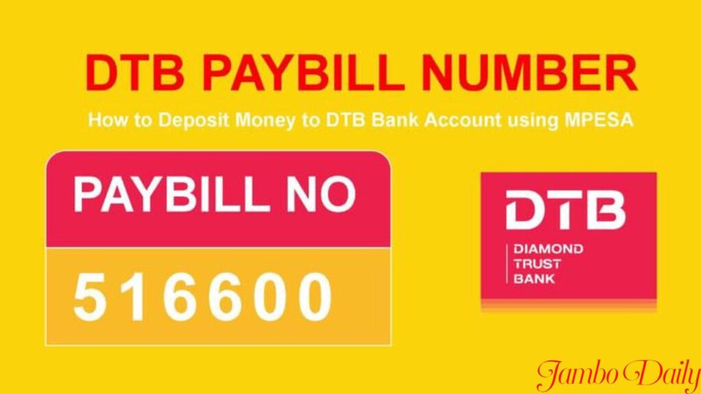 How To Transfer Money From M-Pesa to DTB Bank - Jambo Daily