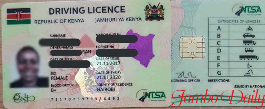 How To Apply For a Smart Driving License in Kenya - Jambo Daily