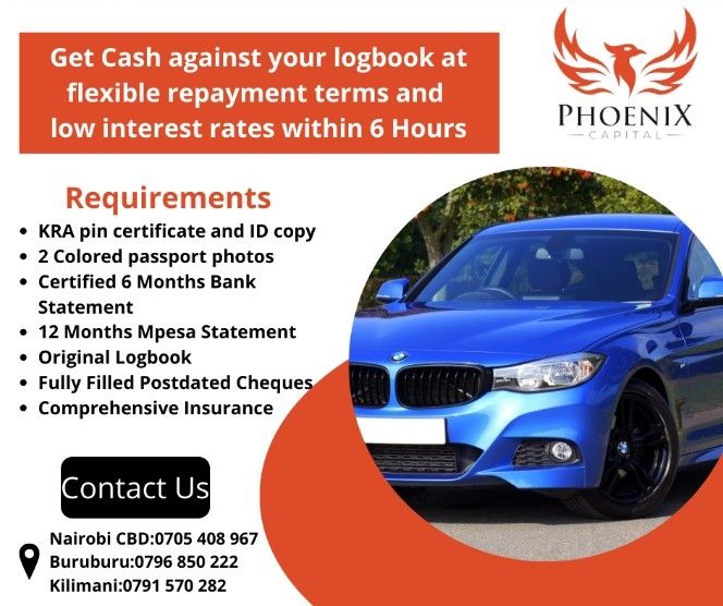 How to get a Phoenix Capital Logbook Loan - Jambo Daily